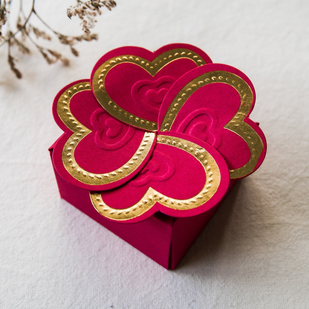 10x Heart Favor Boxes, Party Favors, Gifts, Bridal Shower, Baby Shower ...