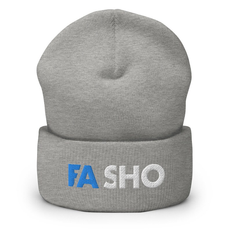 Fa Sho Cuffed Beanie - Etsy