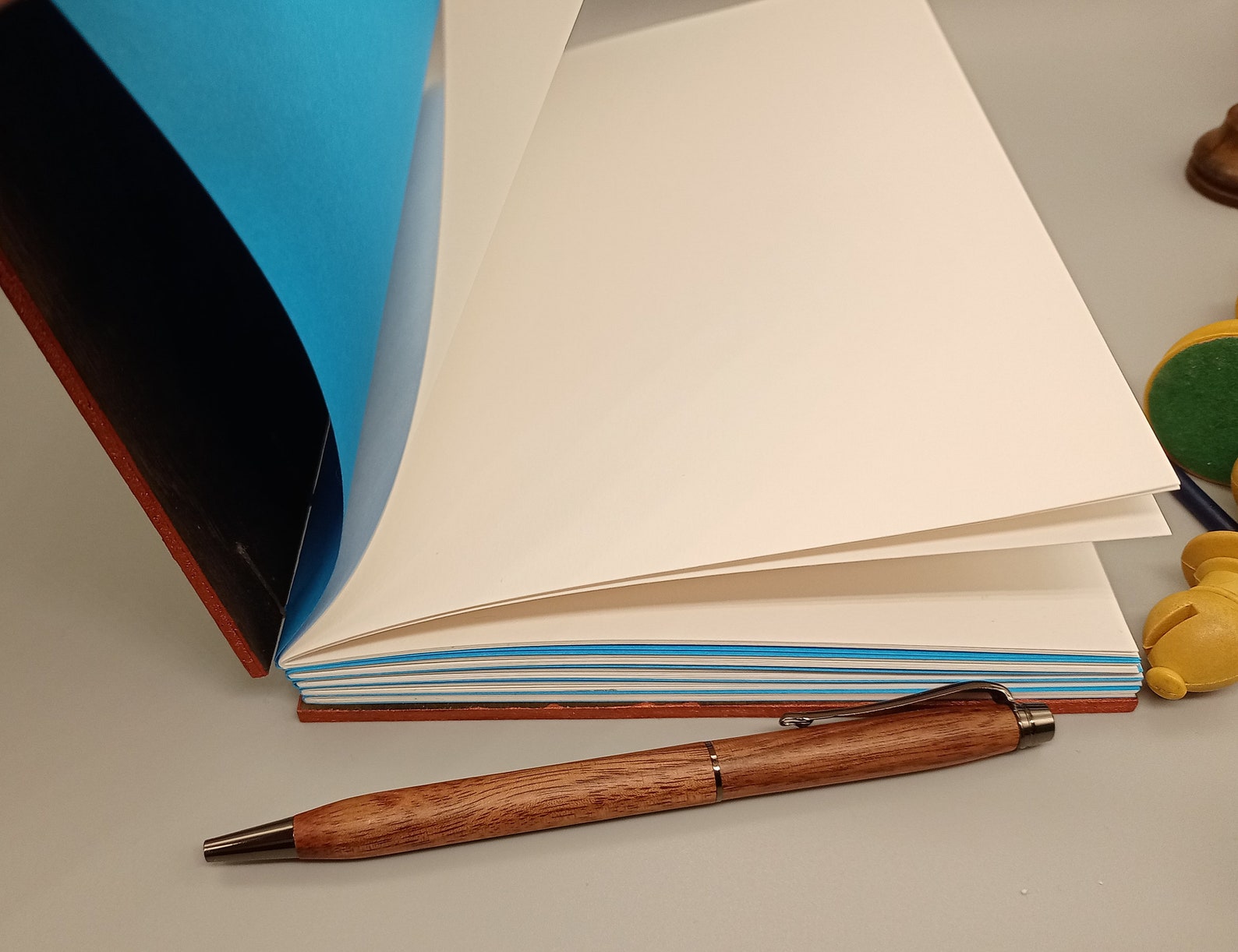 Handbound Wood Journal A5 Wooden Journal Wooden Diary - Etsy Canada