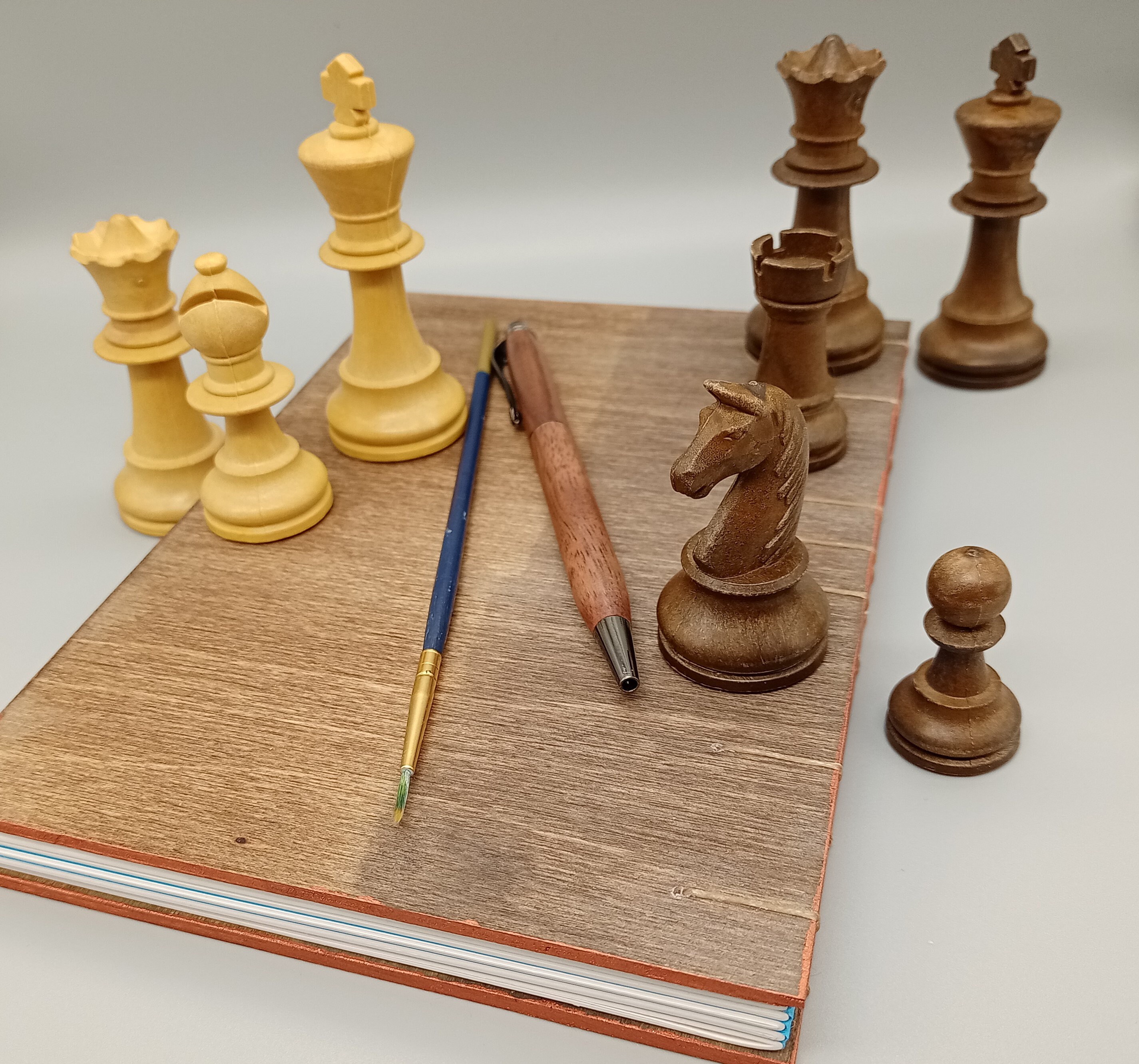 Handbound Wood Journal A5 Wooden Journal Wooden Diary - Etsy Canada