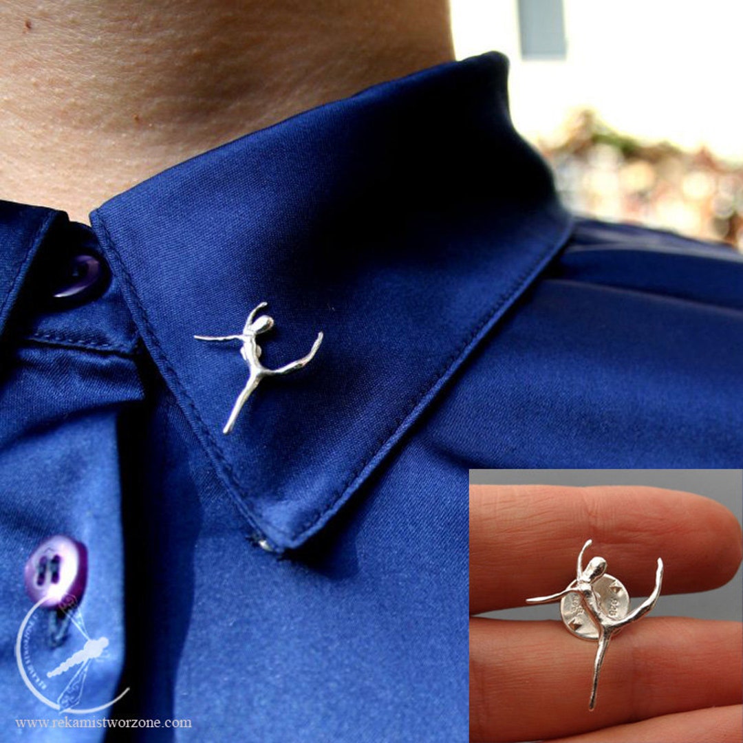 Ballet Dancer 6 Silver Pin, Ballerina Pin, Minimalist Pin, Small Brooch ...