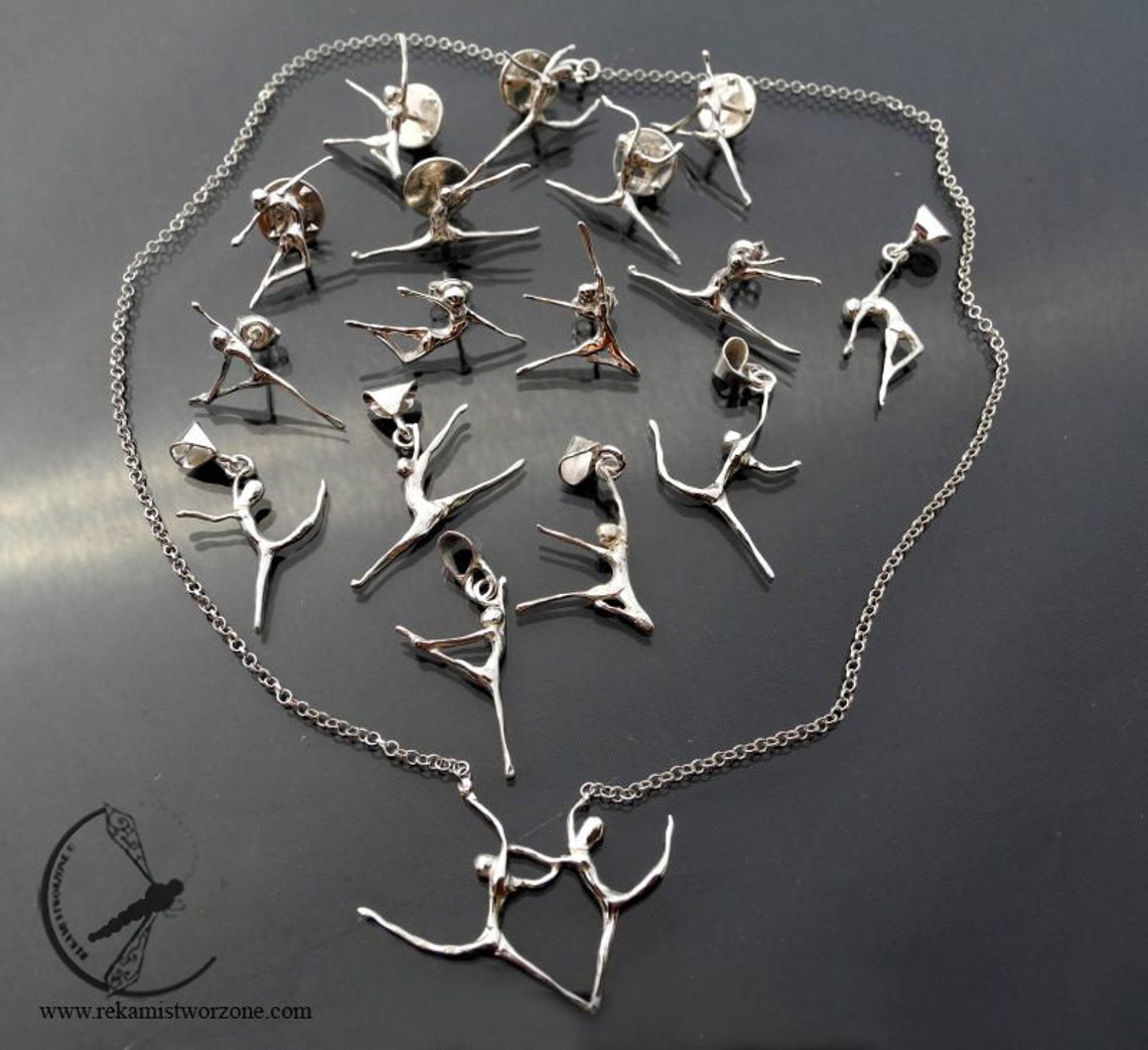 Ballet Dancer 5 Silver Pin Ballerina Pin Minimalist Pin - Etsy