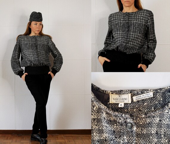 Valentino Boutigue Tweed Jacket, Vintage late 70s - Gem