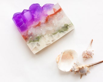Gemstone soap | Etsy