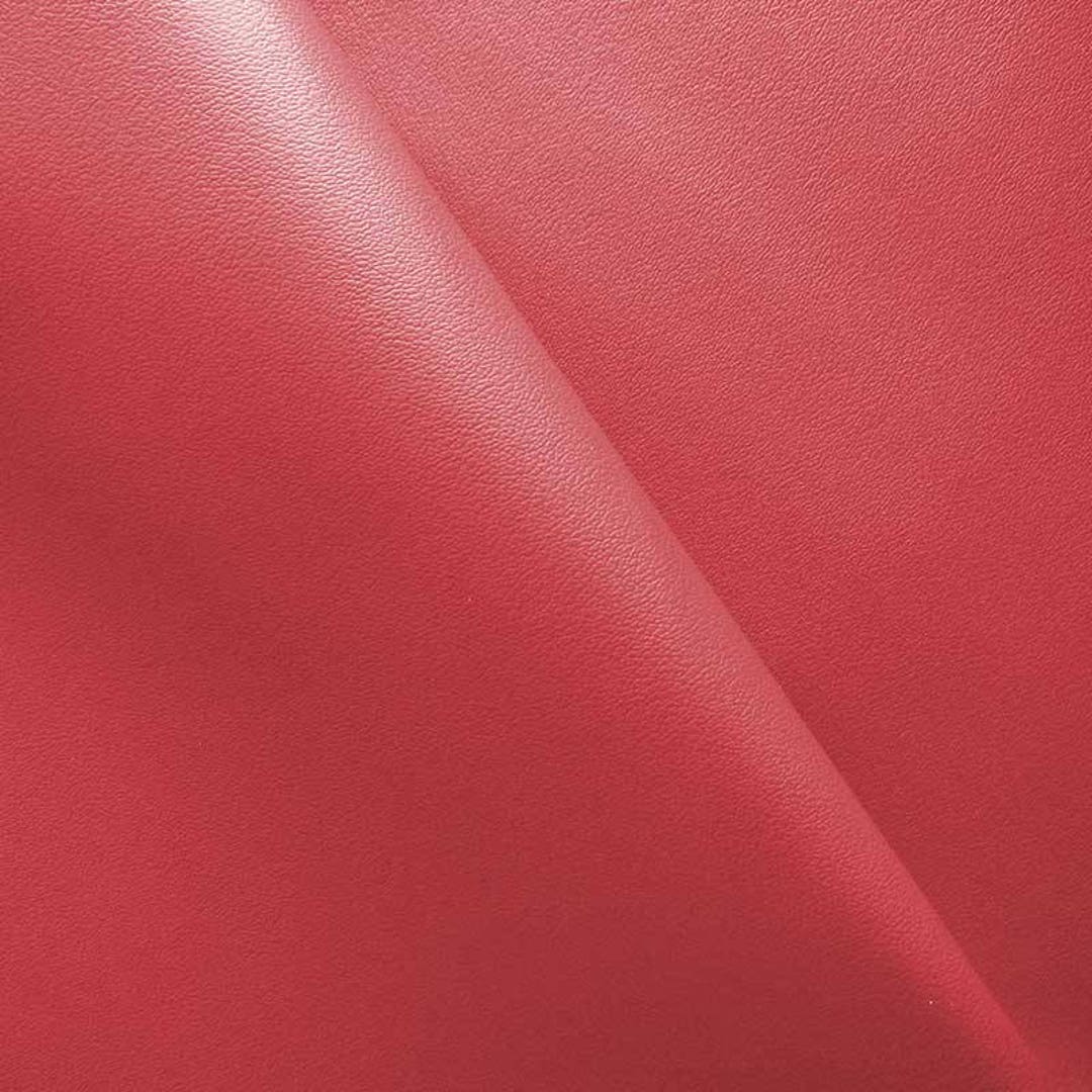 Red Vinyl Upholstery Décor Fabric by the Yard, Faux Leather 54 in Wide ...