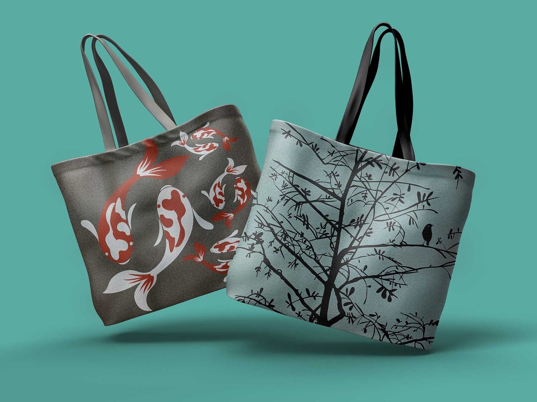 Textured Vinyl Faux Leather Screen-printed Panels - Make Your Own Bags ...