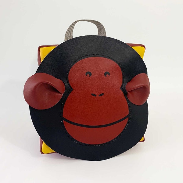 Monkey Backpack - Etsy