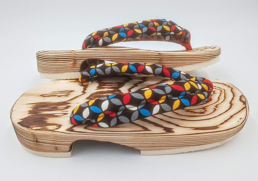 Vintage HANAZASHI (花刺し) Motif HANAO** on White Geta for Ladies' - Etsy UK