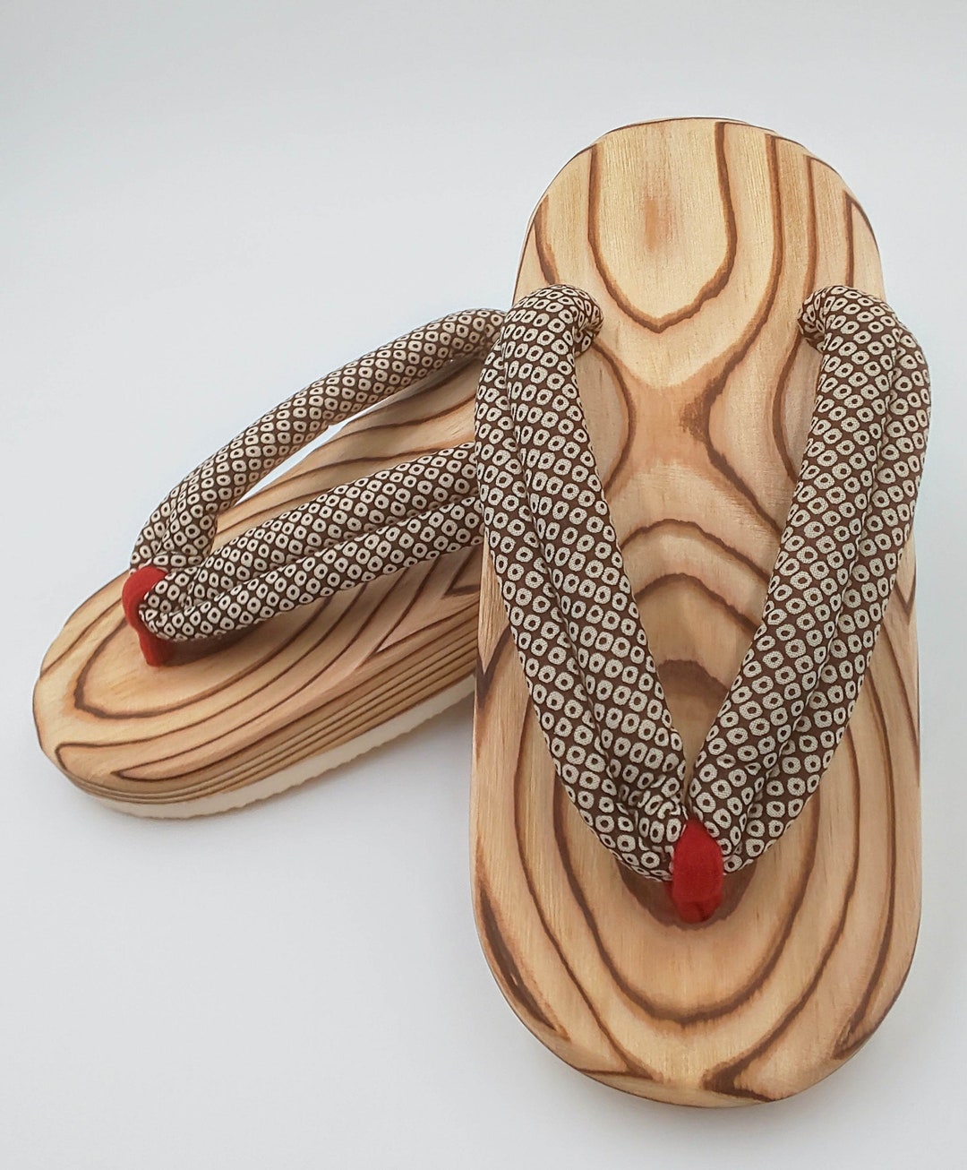 Vintage SHIRO GYOUGI 白行儀 Motif HANAO on White Geta for - Etsy