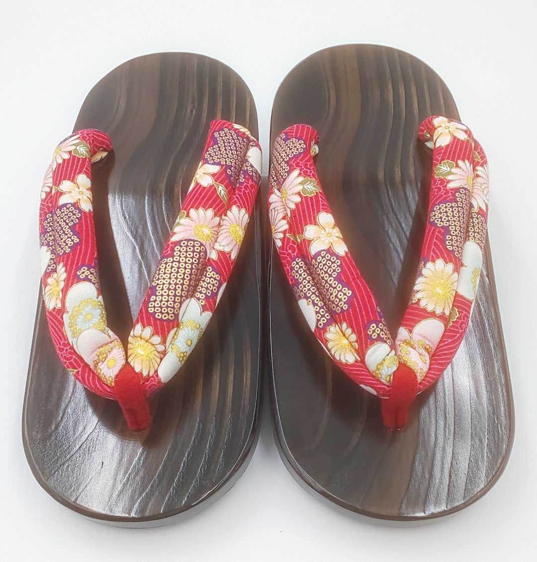 Plum Flower UME Motif HANAO Geta for Ladies' up to US7 - Etsy