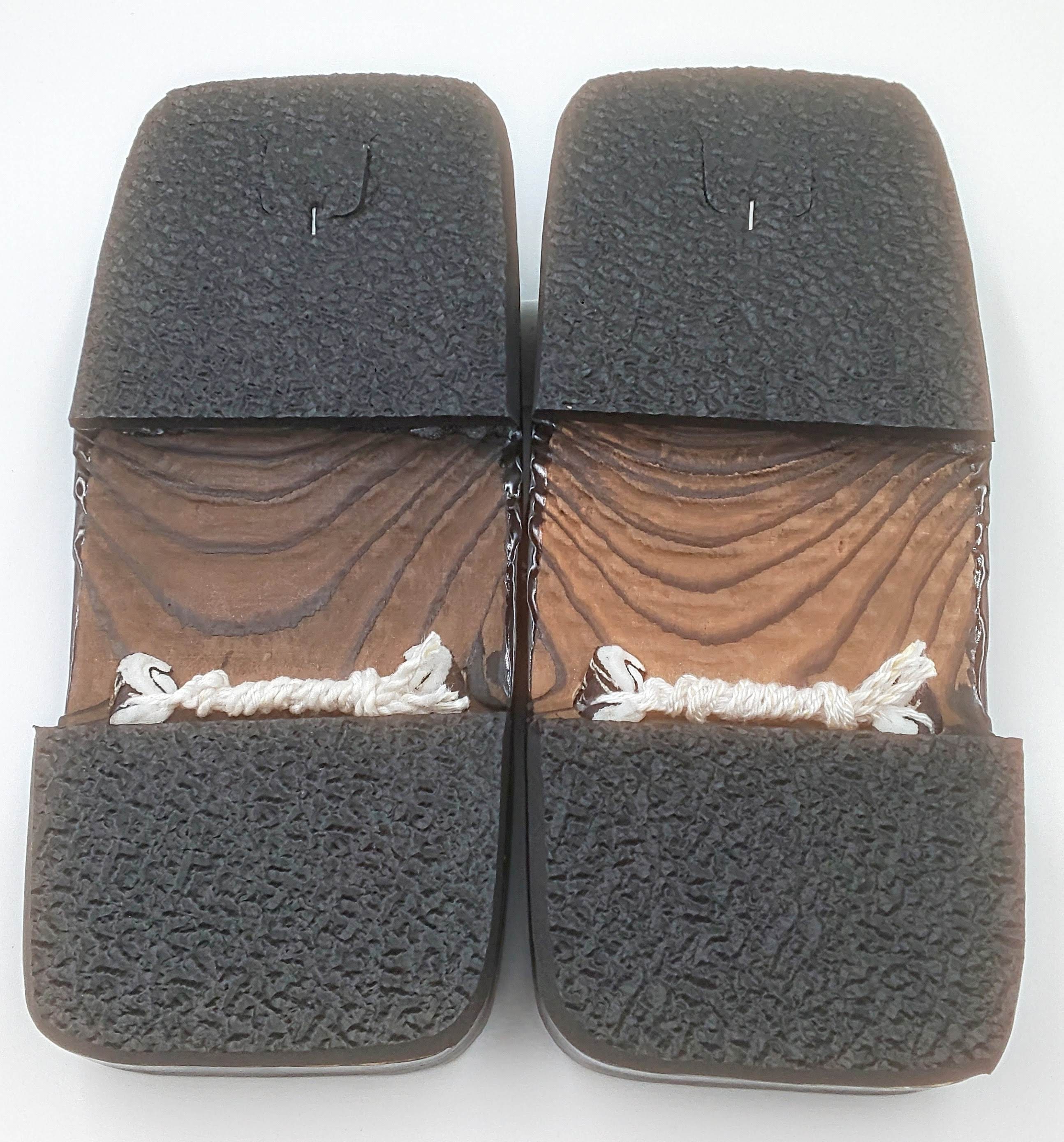 Black Geta for Mens' extra Large Vintage MATSUBA CHIRASHI Motif - Etsy