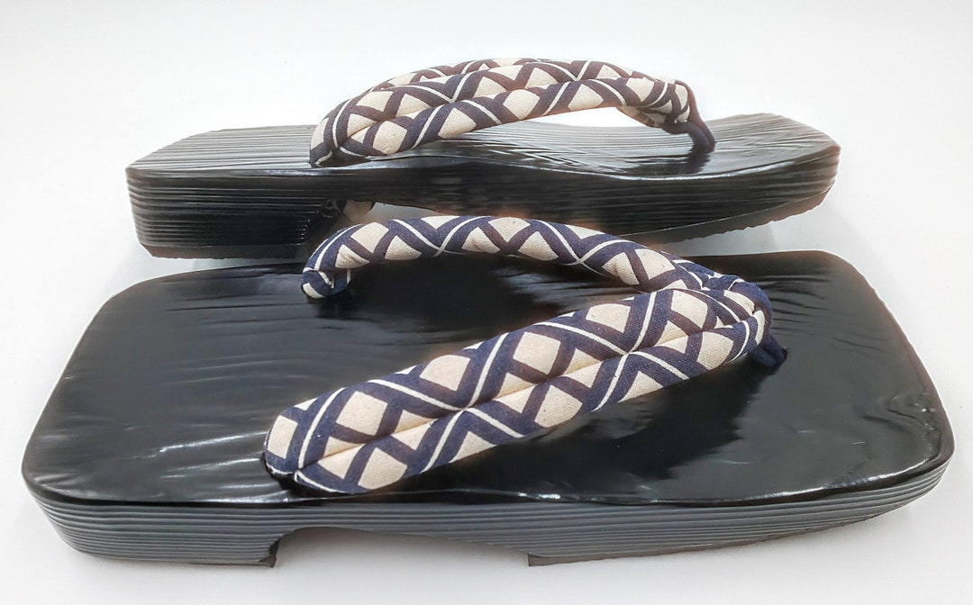 Black Geta for Mens' (larger Size) Vintage KOUSHI Motif - Etsy