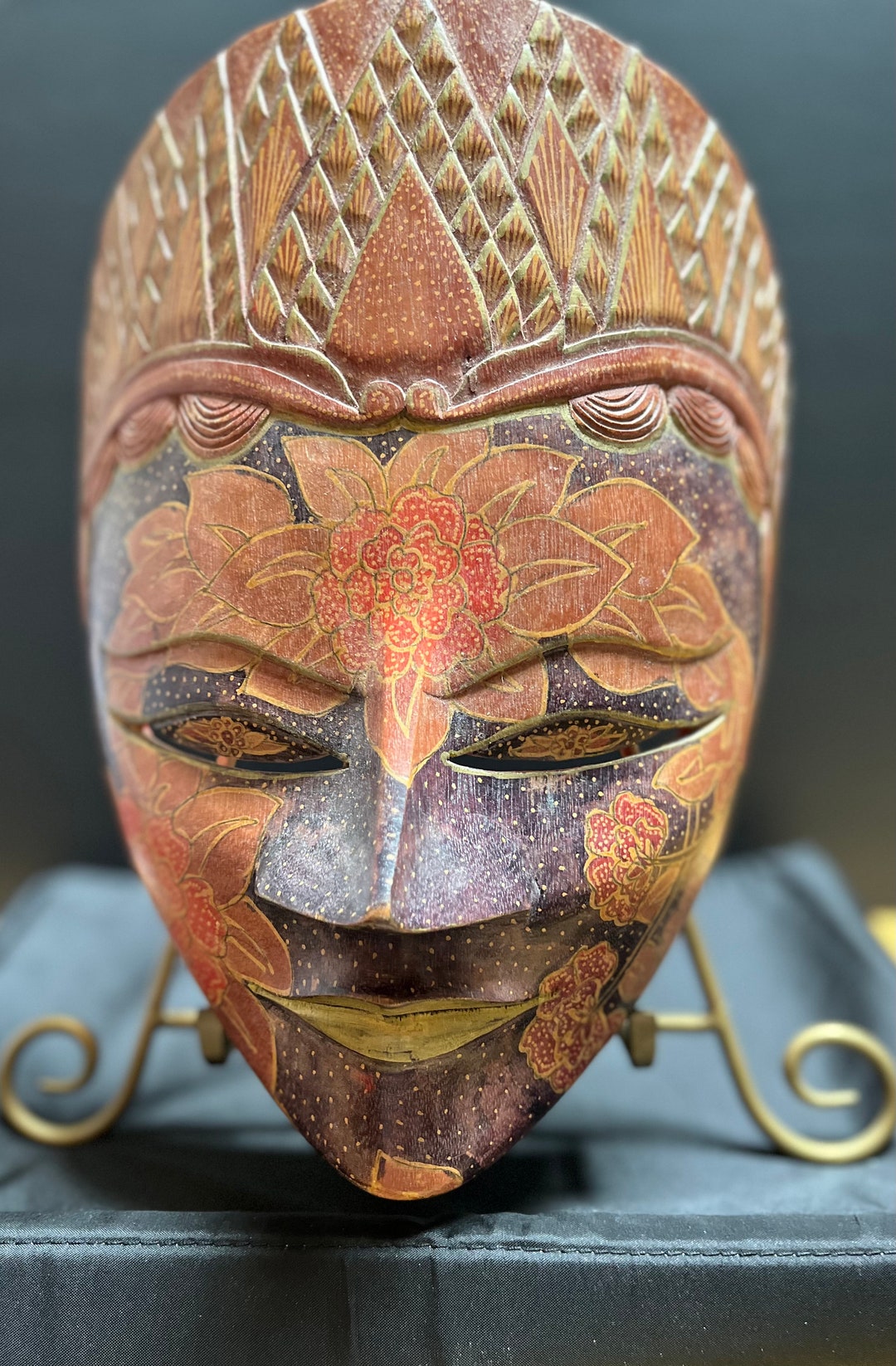 Indonesia “javanese” Ceremonial Mask - Etsy