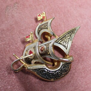Damasquinado Spanish Brooch/damasquinado Spanish Brooch From Toledo ...