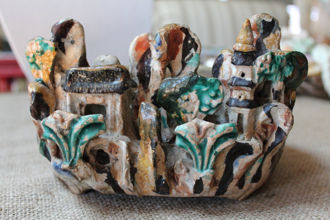 Antique Japanese Ceramic Planter/vintage Japanese Ceramic Planter ...