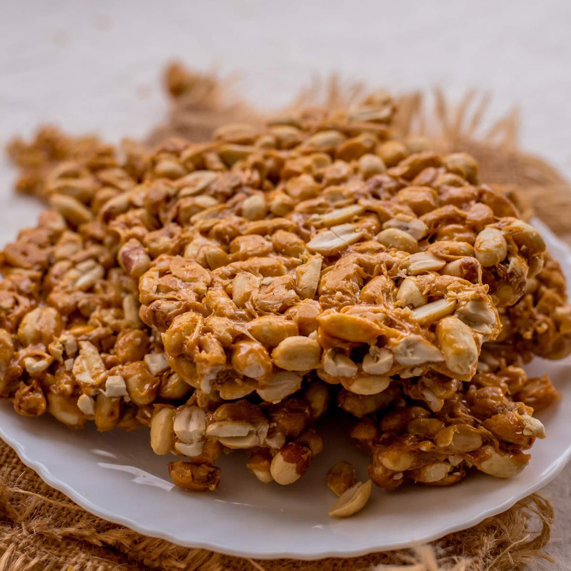 Home Made Winter Special Punjabi Gud Patti/peanut Chikki (we Create ...