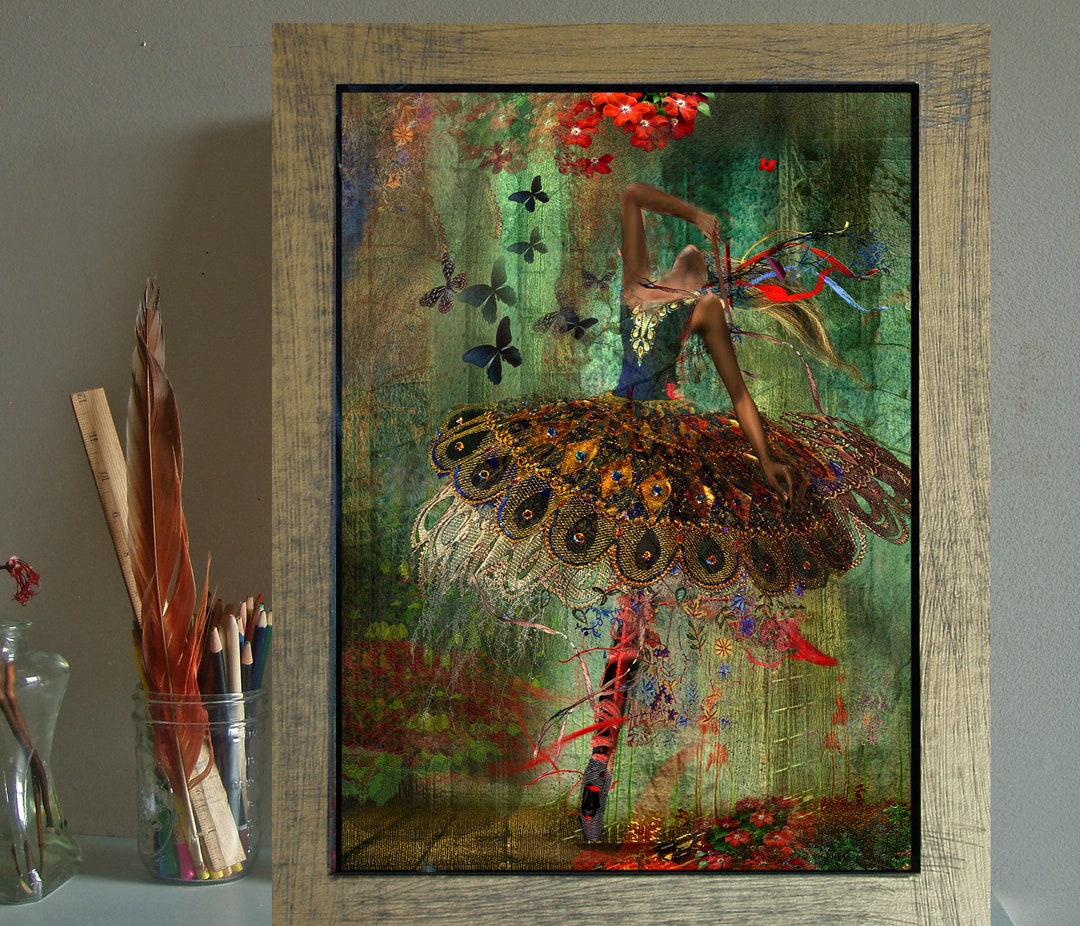 Freedom Dancer/ballerina/17x13/fine Art/mixed Media/ Photography ...