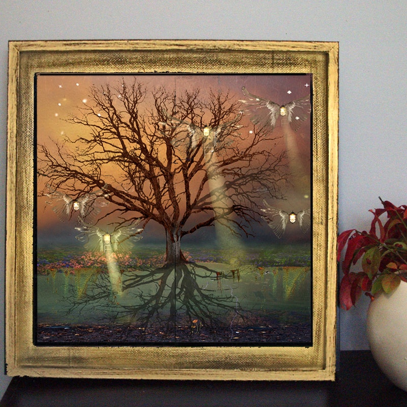Large Tree Art - Etsy