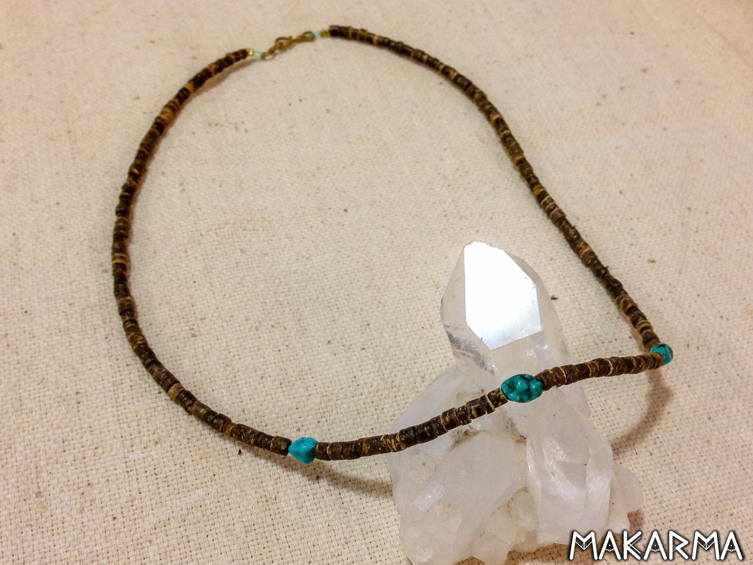 Mens Native American Necklace Aztec Tribal Necklace Beaded Necklace ...