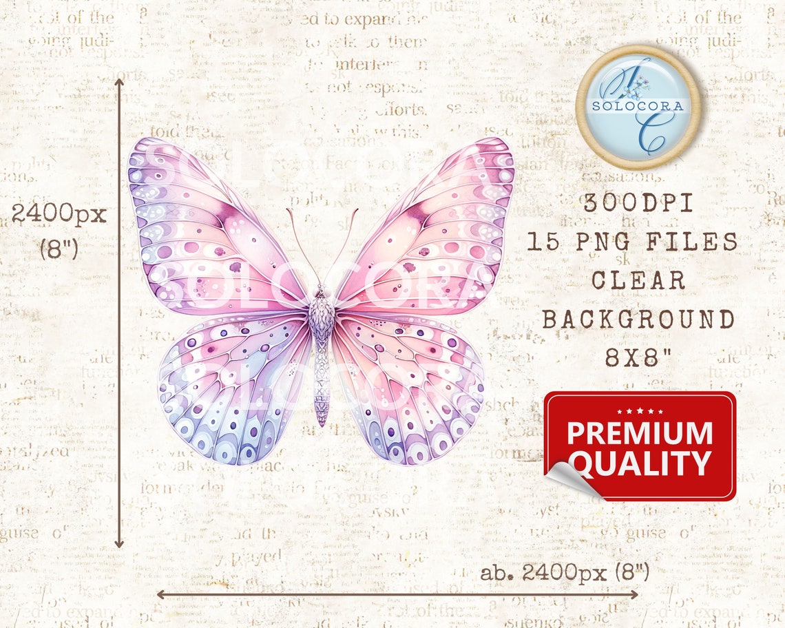 Rainbow, PASTEL BUTTERFLIES PNG - Watercolor Butterfly Clipart ...