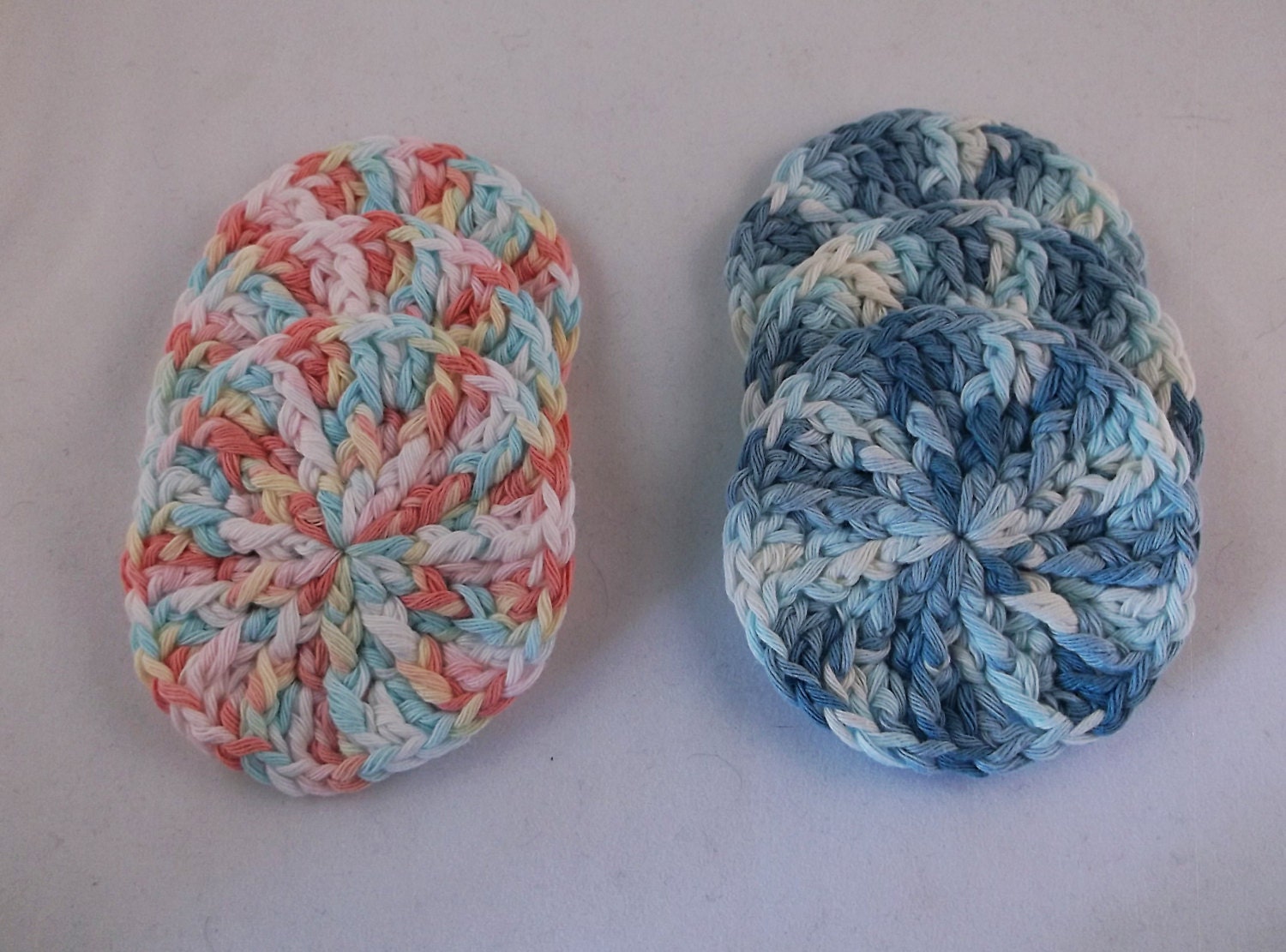 Reusable makeup remover pads face scrubbies 100% Cotton | Etsy