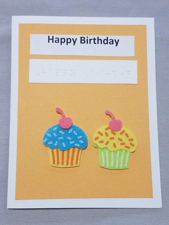 Braille Birthday Cards - Etsy