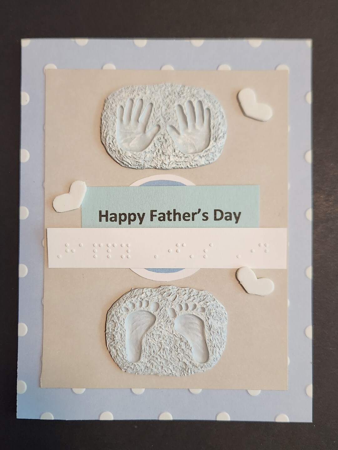 Braille Father's Day Card: Prints - Etsy