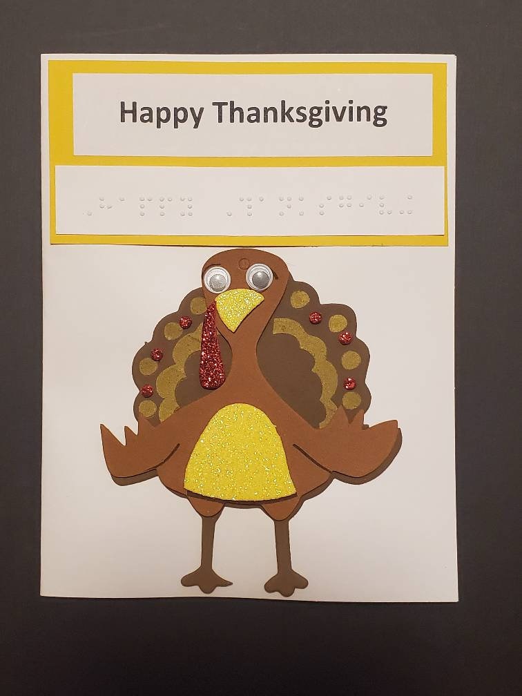 Braille Thanksgiving Card - Etsy