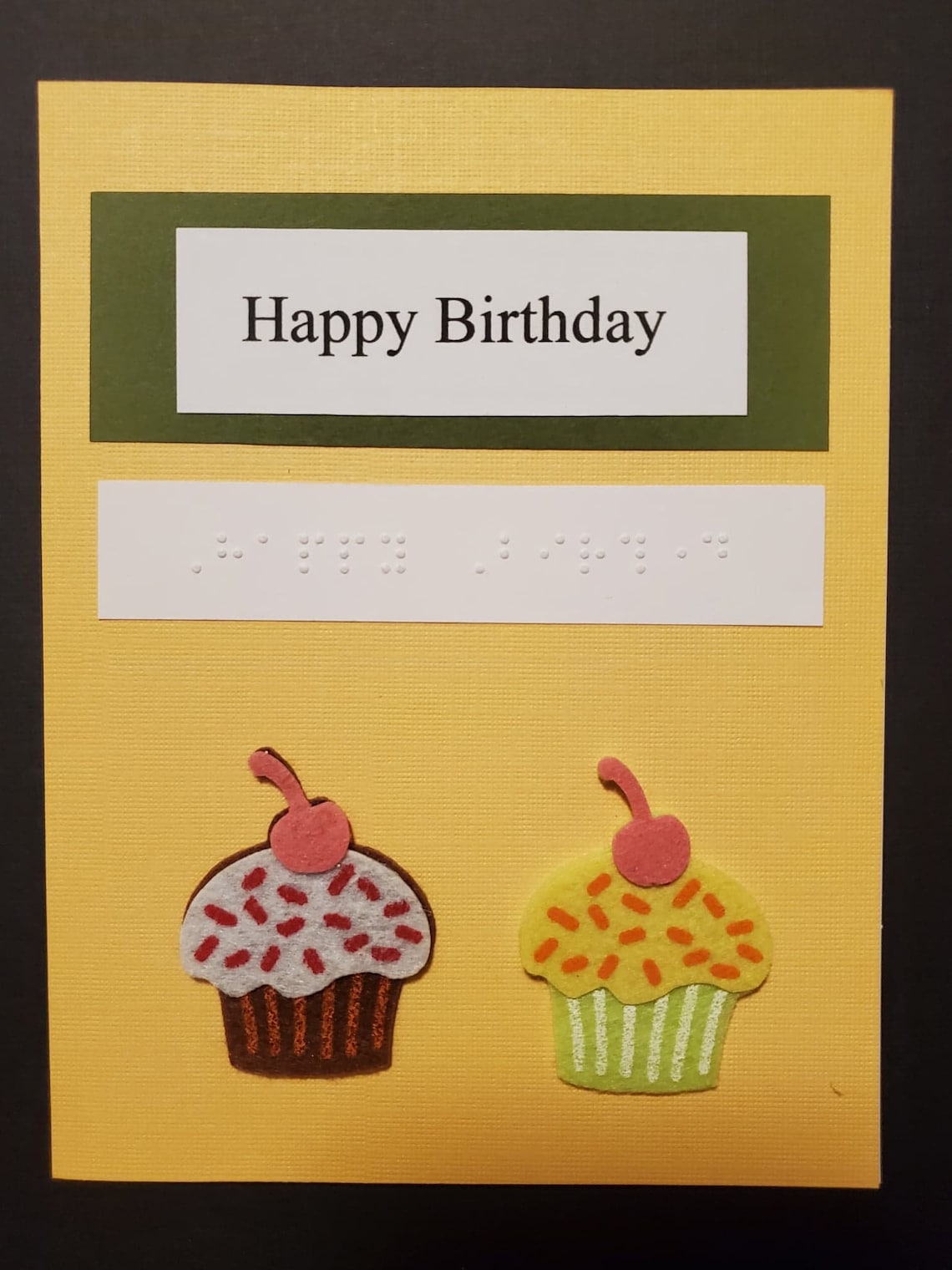Braille Birthday Cards - Etsy