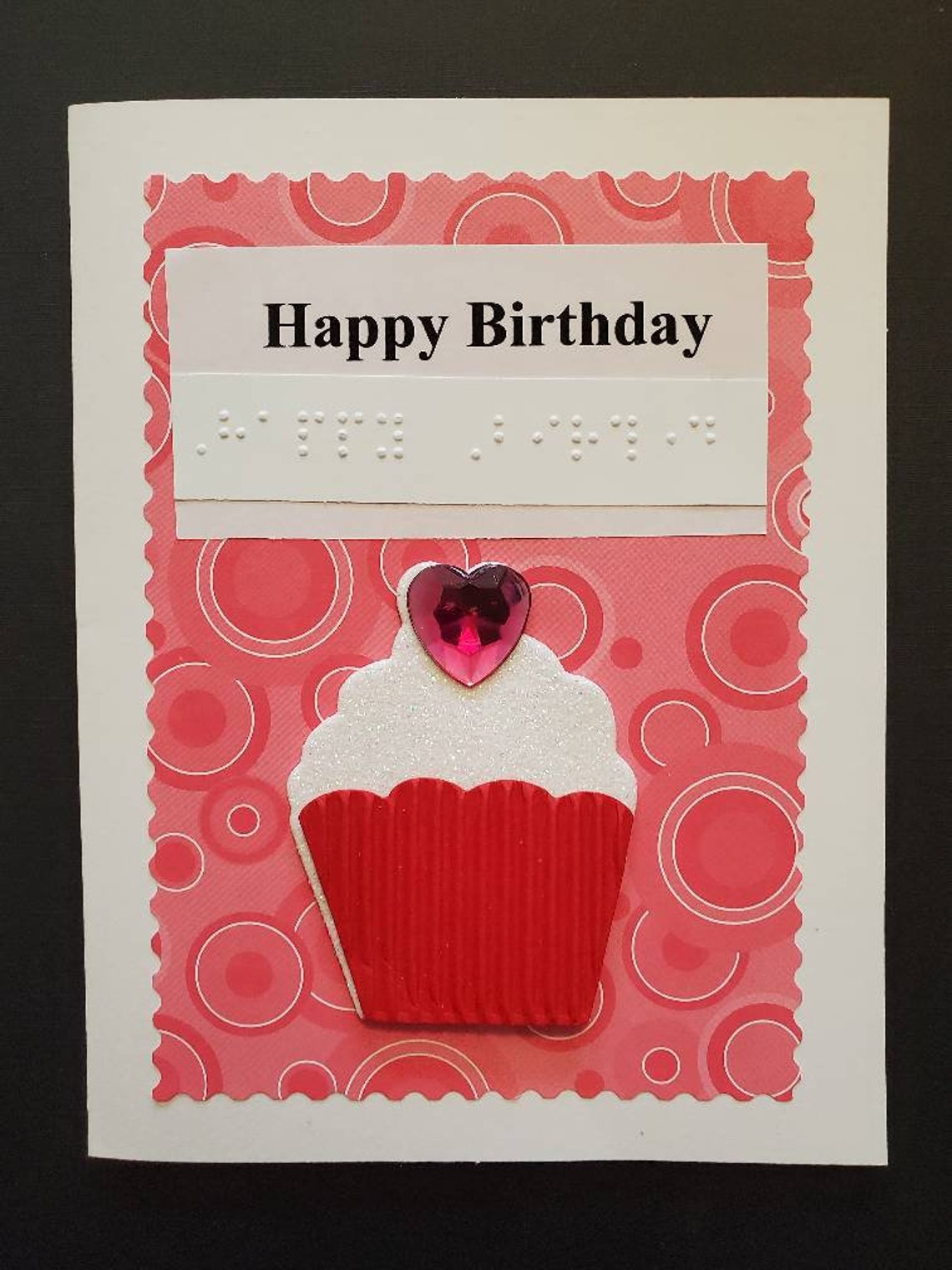 Braille Birthday Cards | Etsy