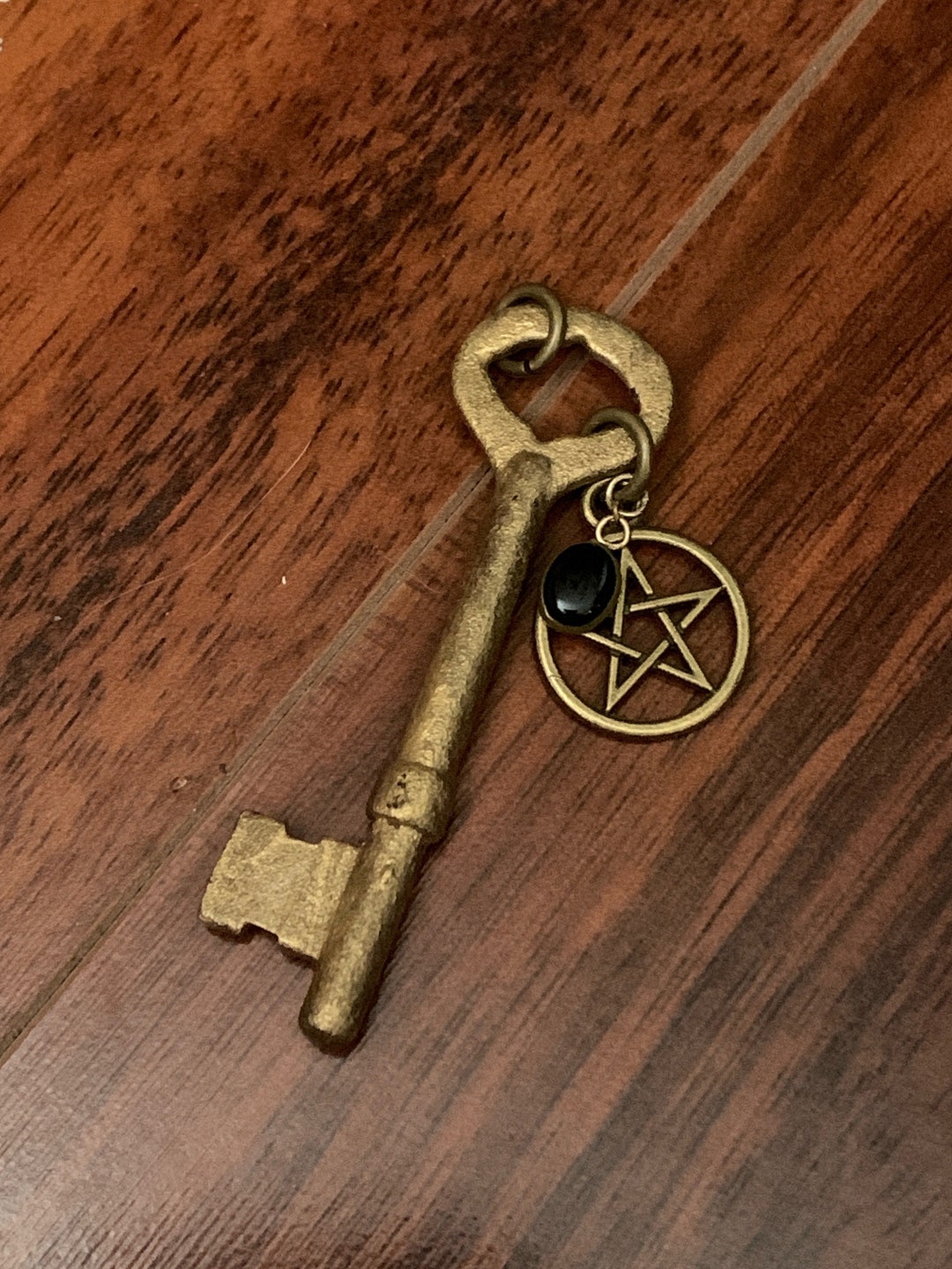 Vintage Key Pendant (“magick”) - Etsy