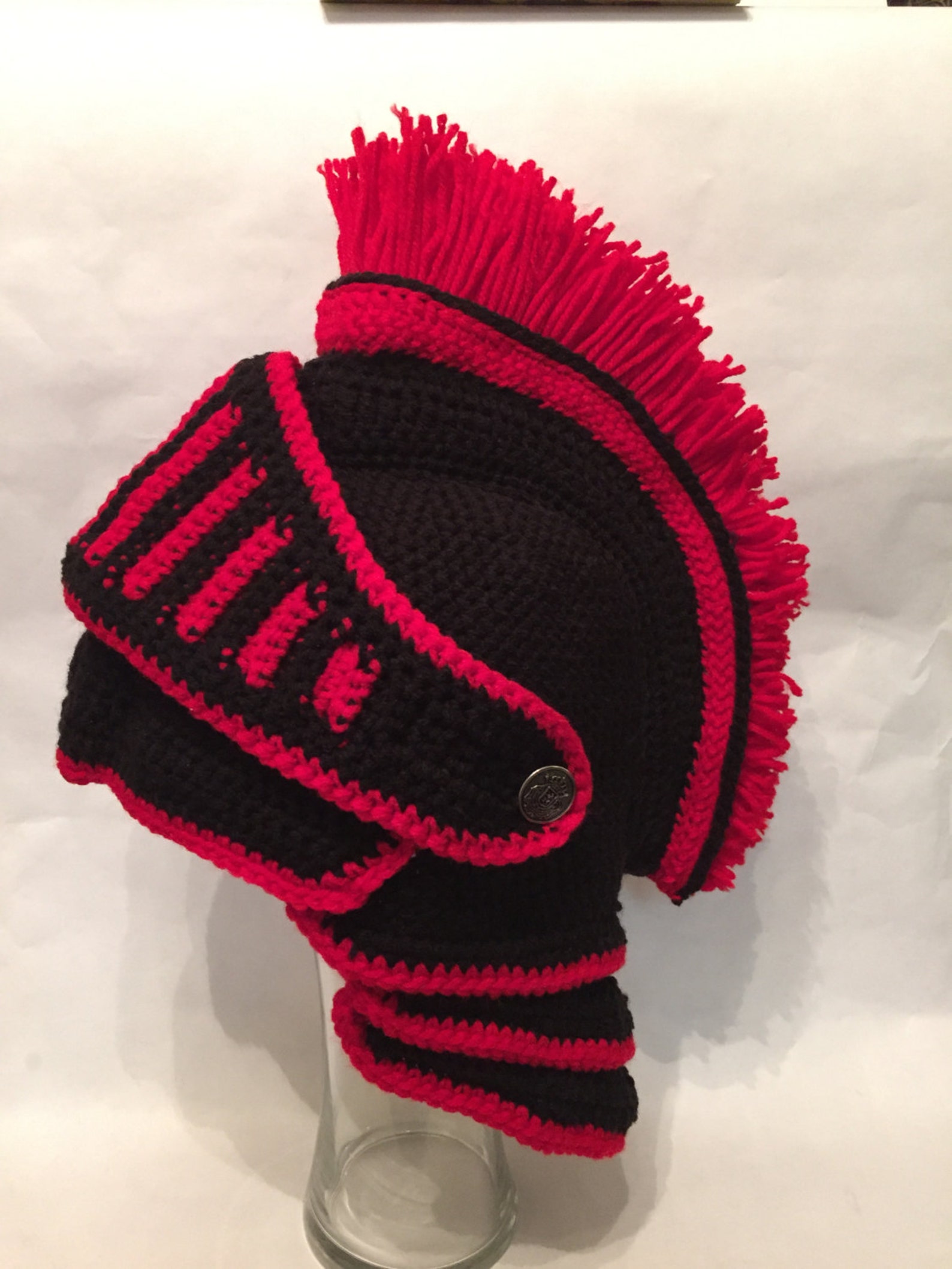 Trojan Black Knight Helmet Crochet Pattern | Etsy