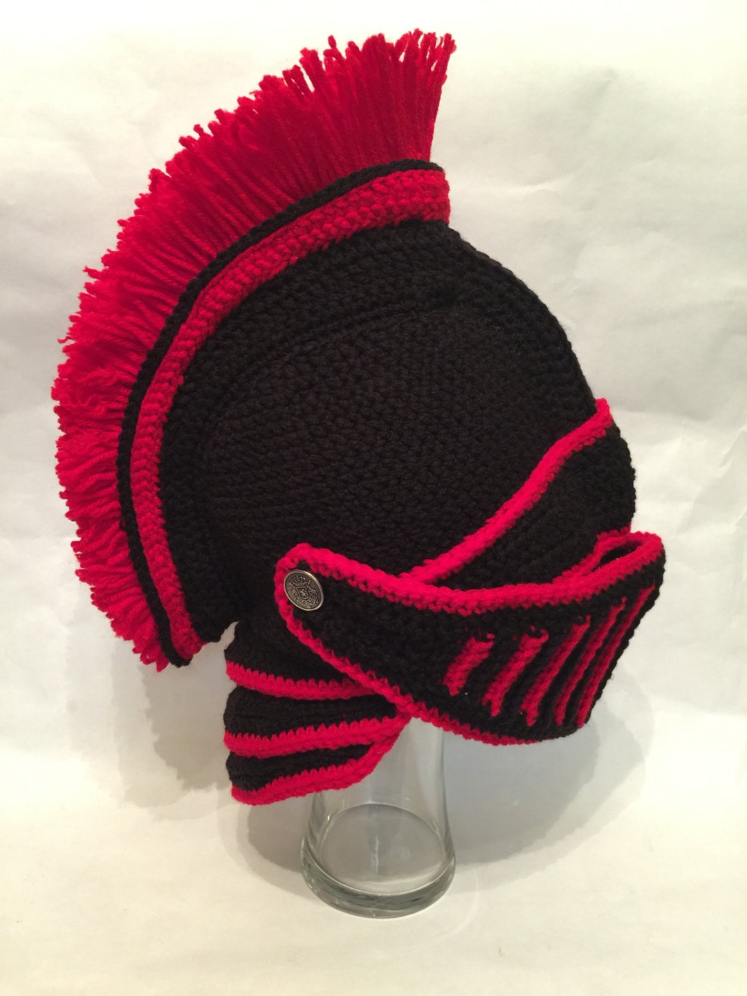 Trojan Black Knight Helmet Crochet Pattern - Etsy