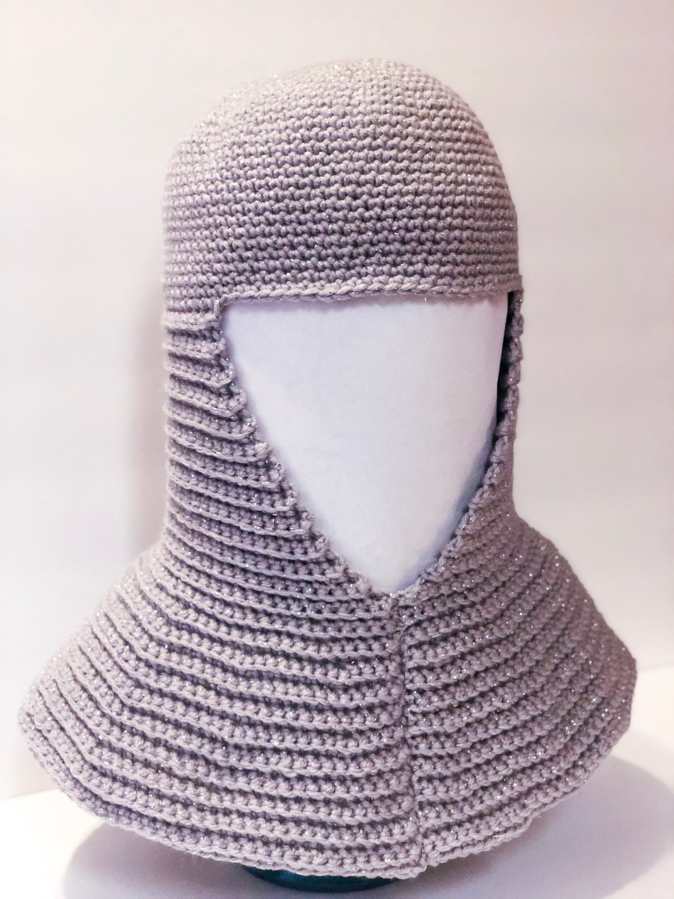 Crochet Pattern Chain Mail Coif Hat - Etsy