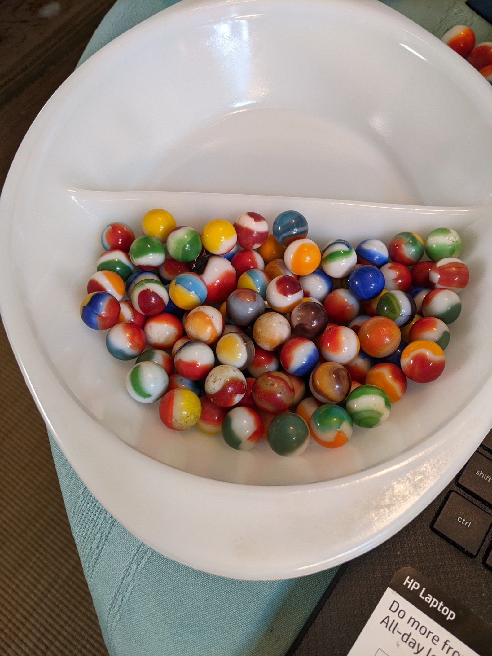 Thirty 30 Marbles, 1/29/16. Varying Colors. Listing Other Lots. Not an ...