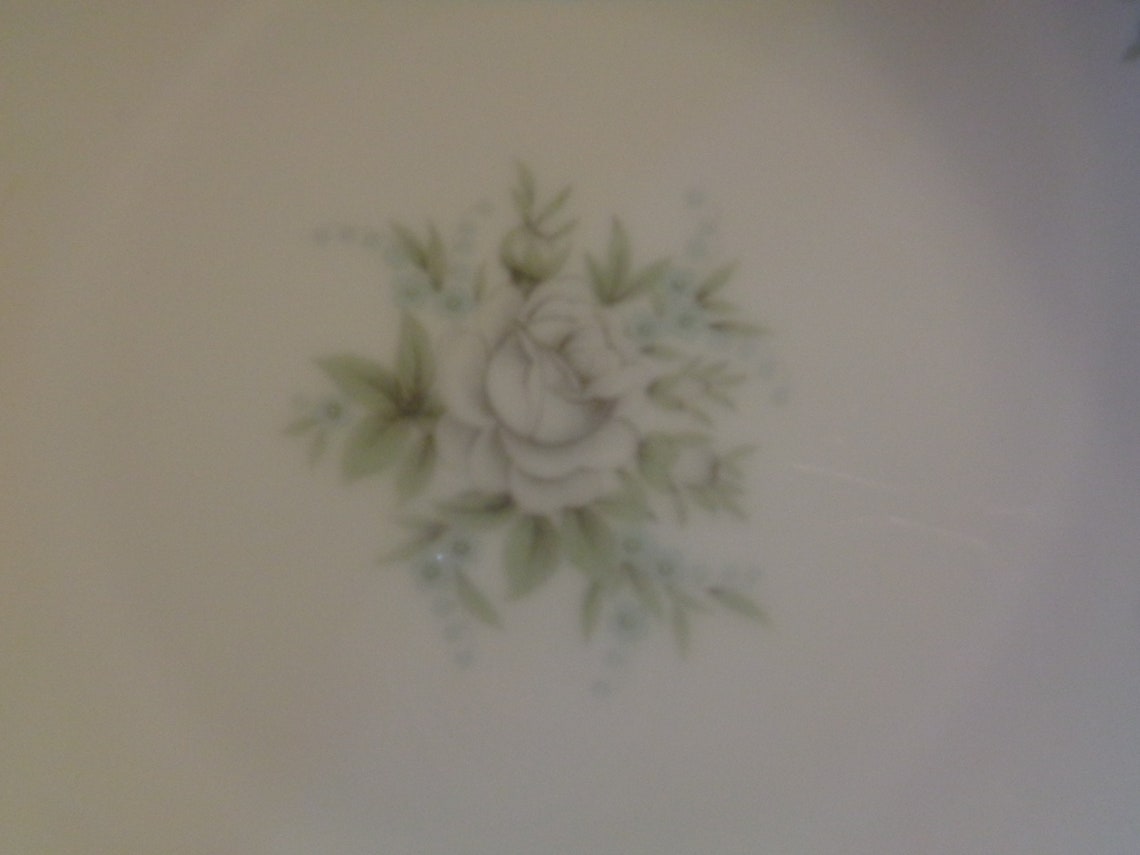Four 4 Japan-made Diamond China Bouquet Pattern 7-1/2 - Etsy