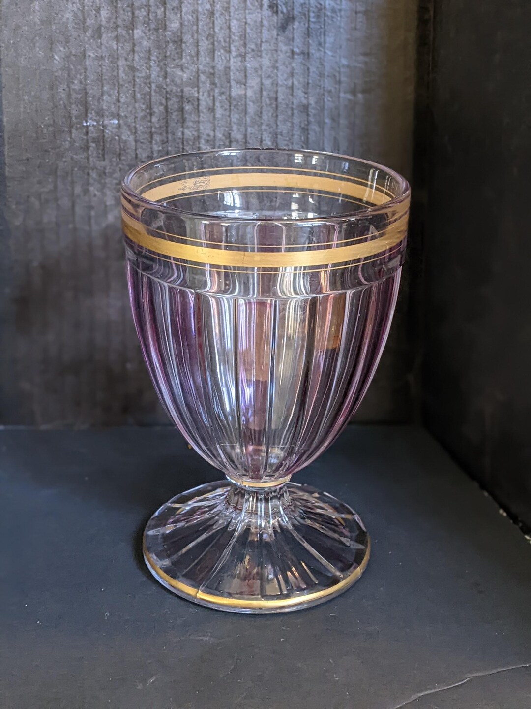 1925-38 Heisey Recessed Panel 6-5/8" Candy Jar Bottom, Alternating ...