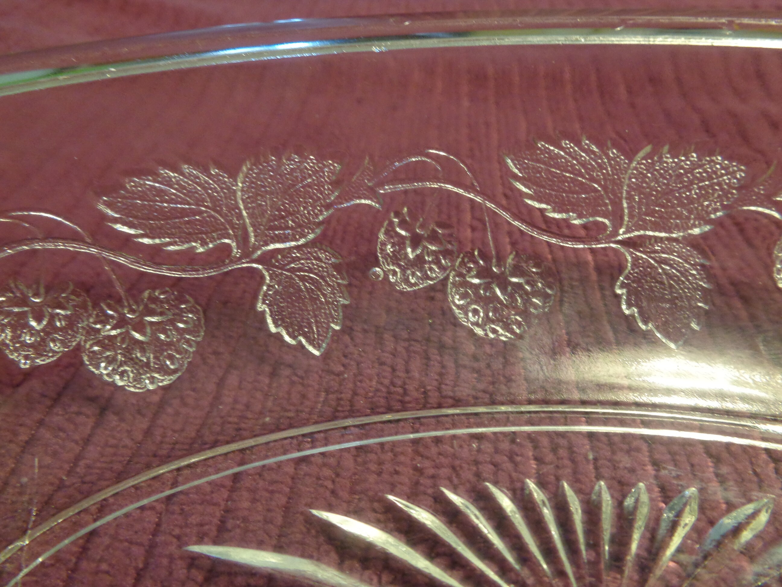 EAPG Stippled Strawberry de U.S. Glass Co 9-1/8 Oval | Etsy