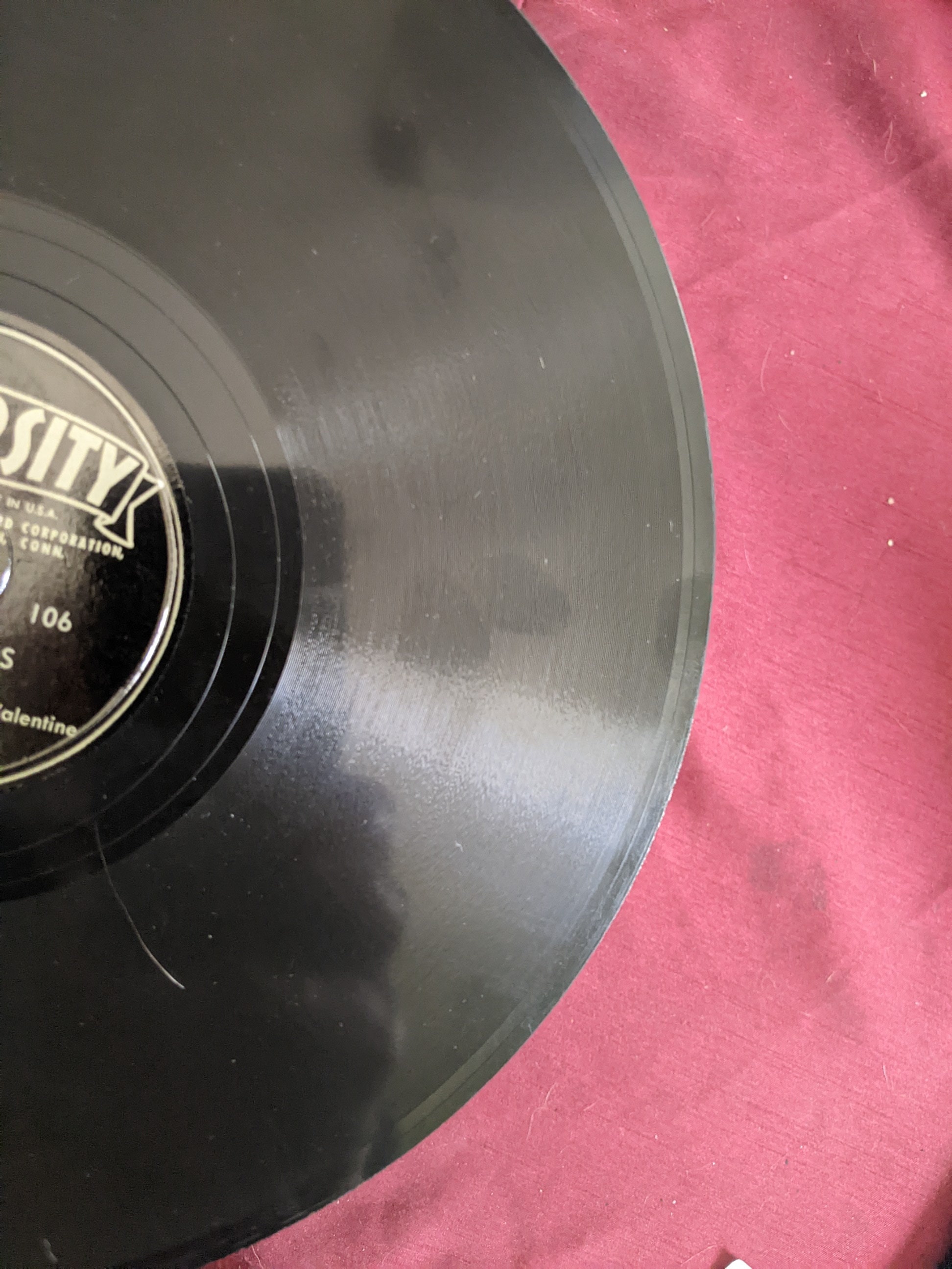 Varsity #106 Shellac 10" Record, 12th Street Rag/confess. Great ...