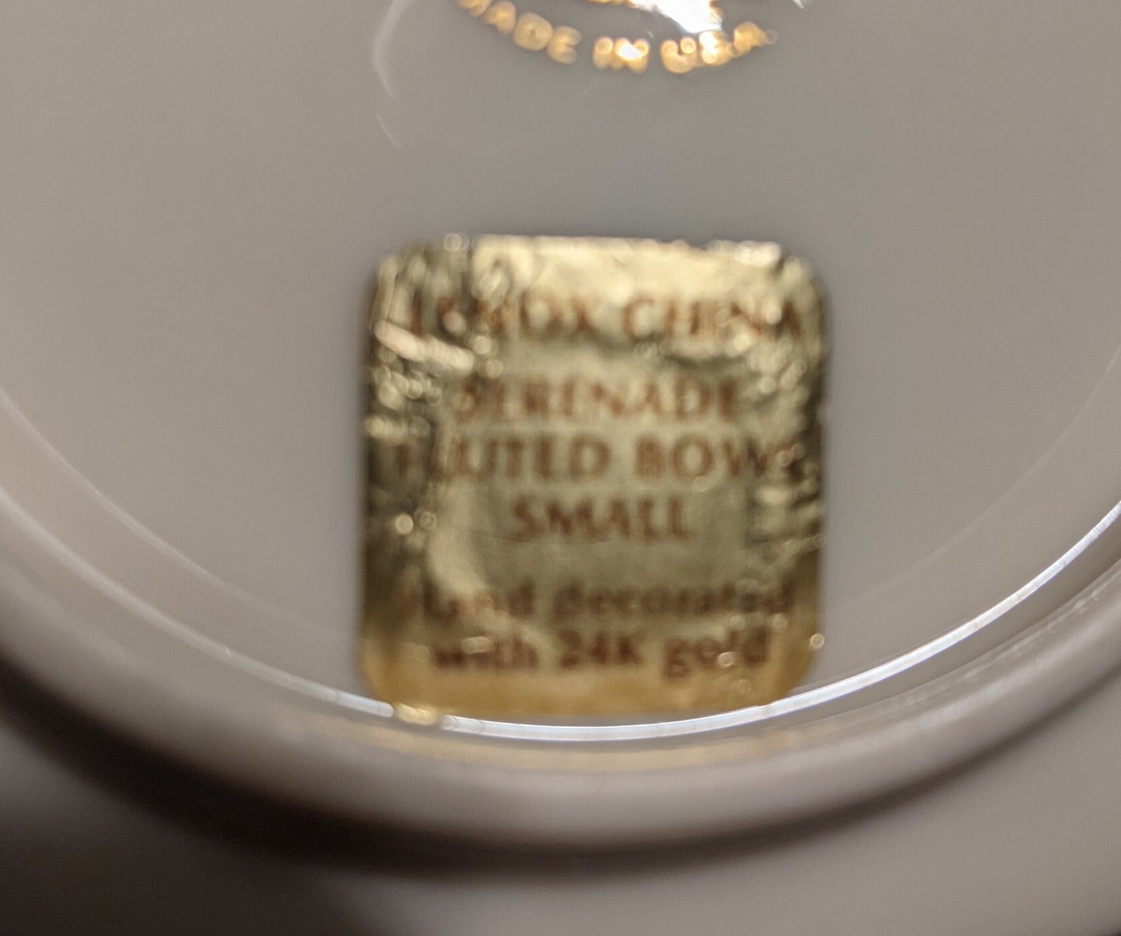 Circa 1980's Lenox Serenade 5-1/4" Fluted Bowl. Super Nice and No Wear ...