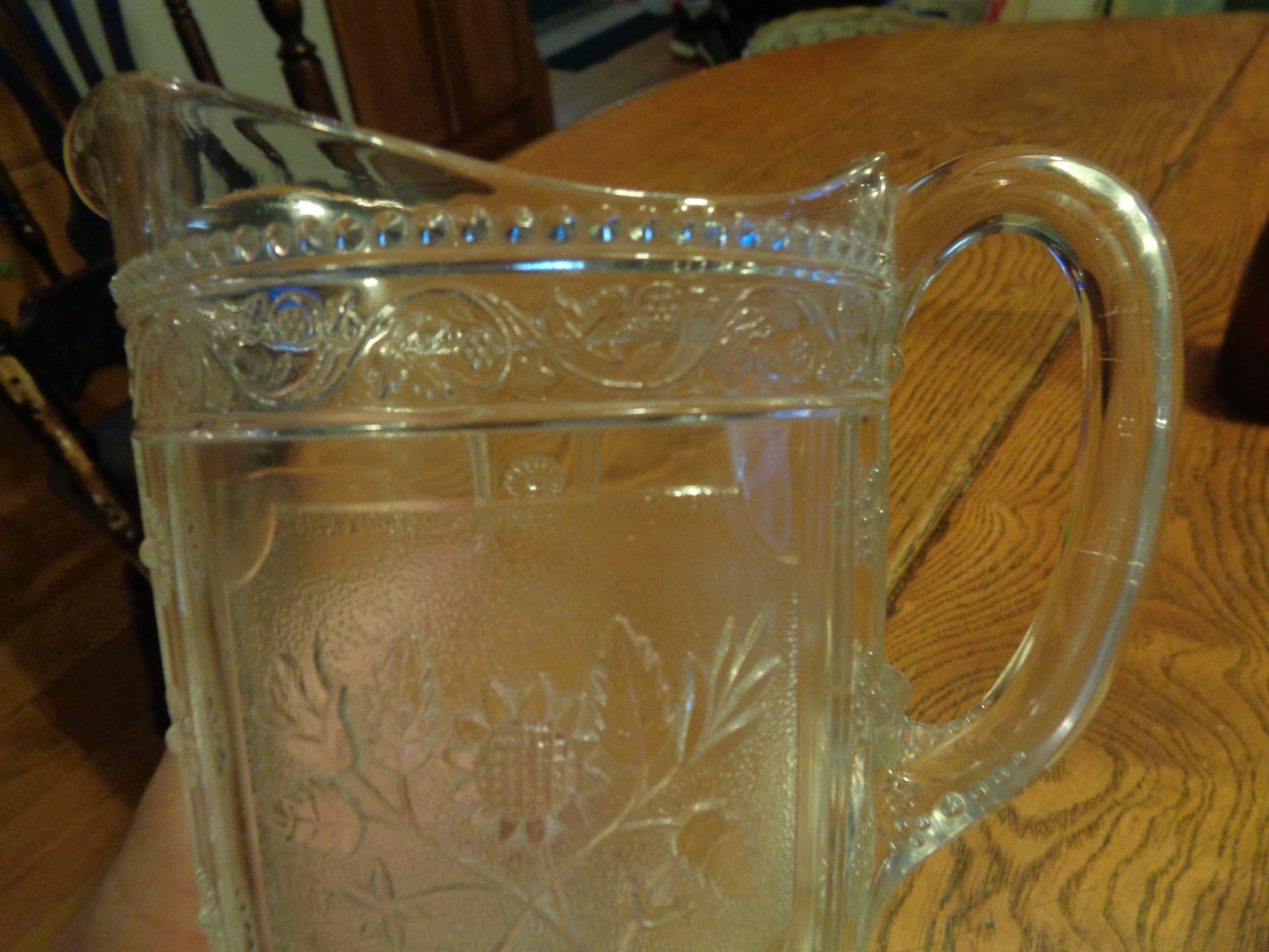 Circa 1880's Bryce Brothers or 1891 U. S. Glass Willow Oak, AKA Oak ...