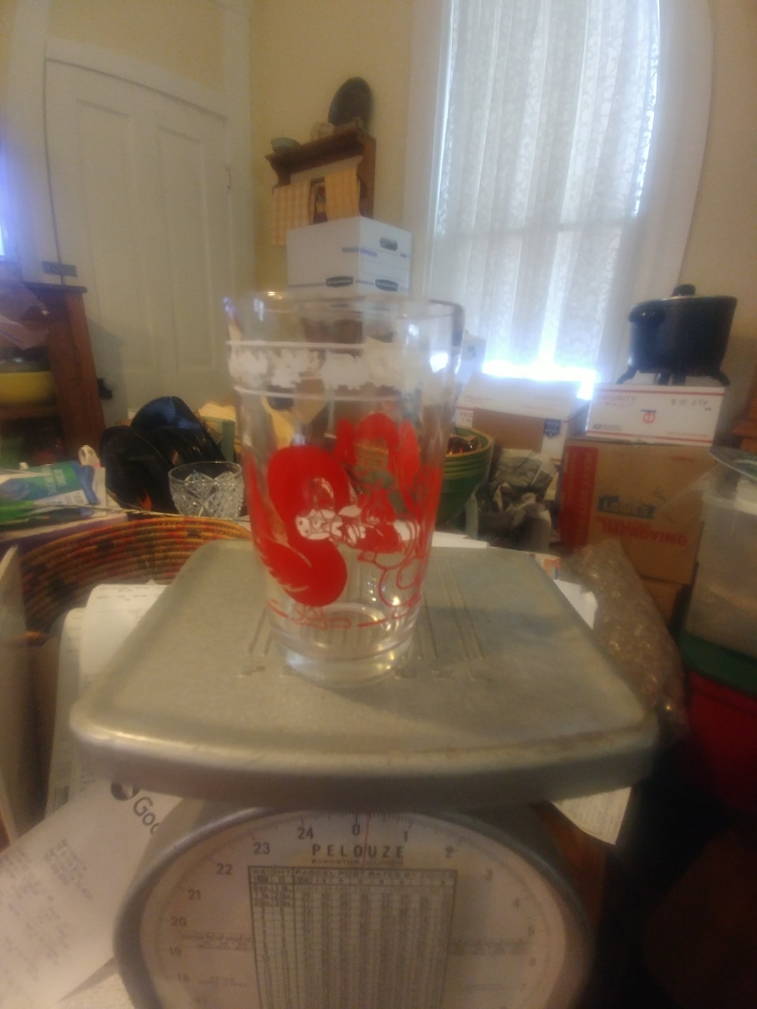 Mid-century 3-3/4" Swanky Swig Red Birds and Elephants, White Animals ...