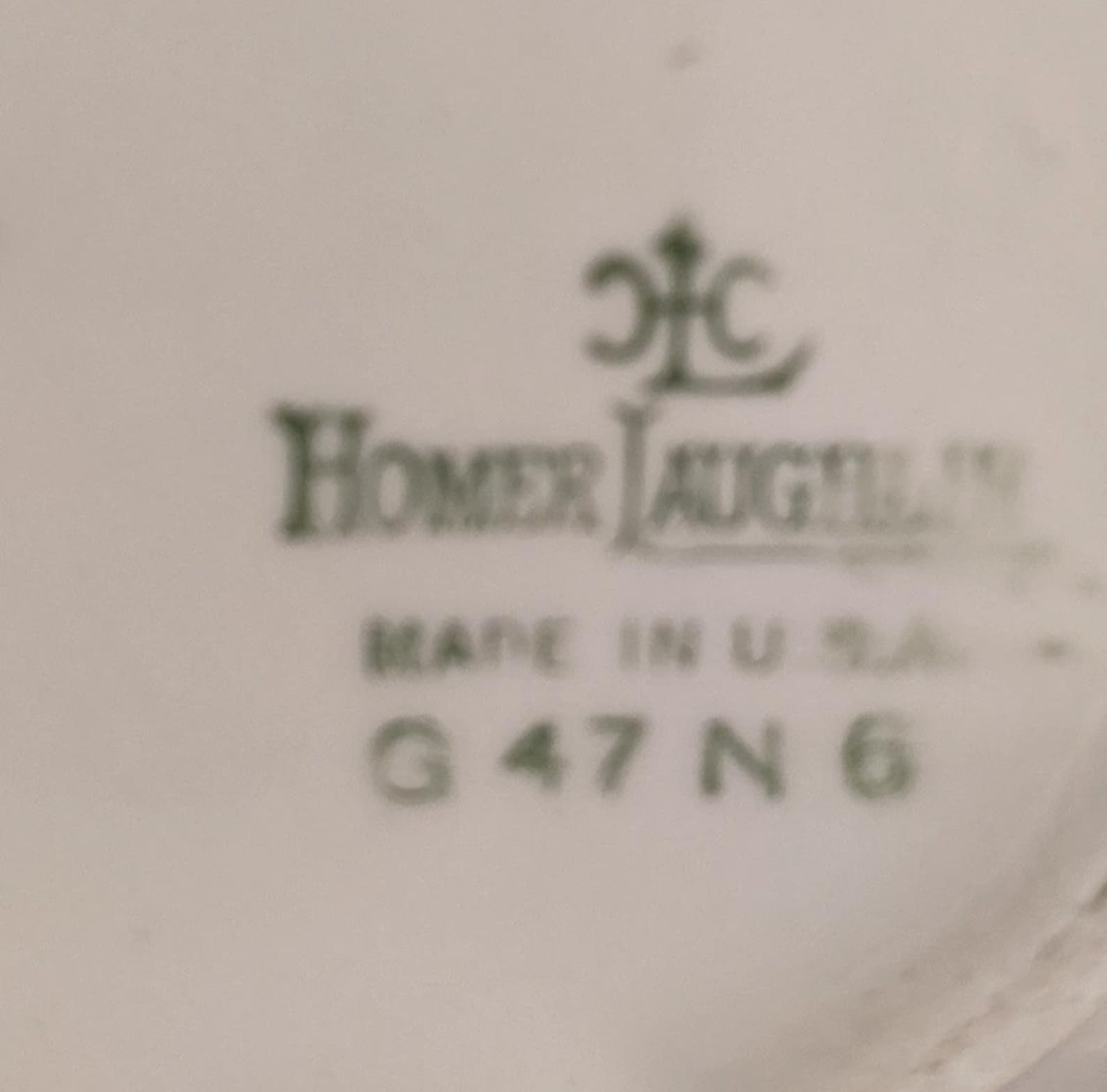 1947 Homer Laughlin #R1334 Creamer & Covered Sugar. Undamaged INV#0860B ...