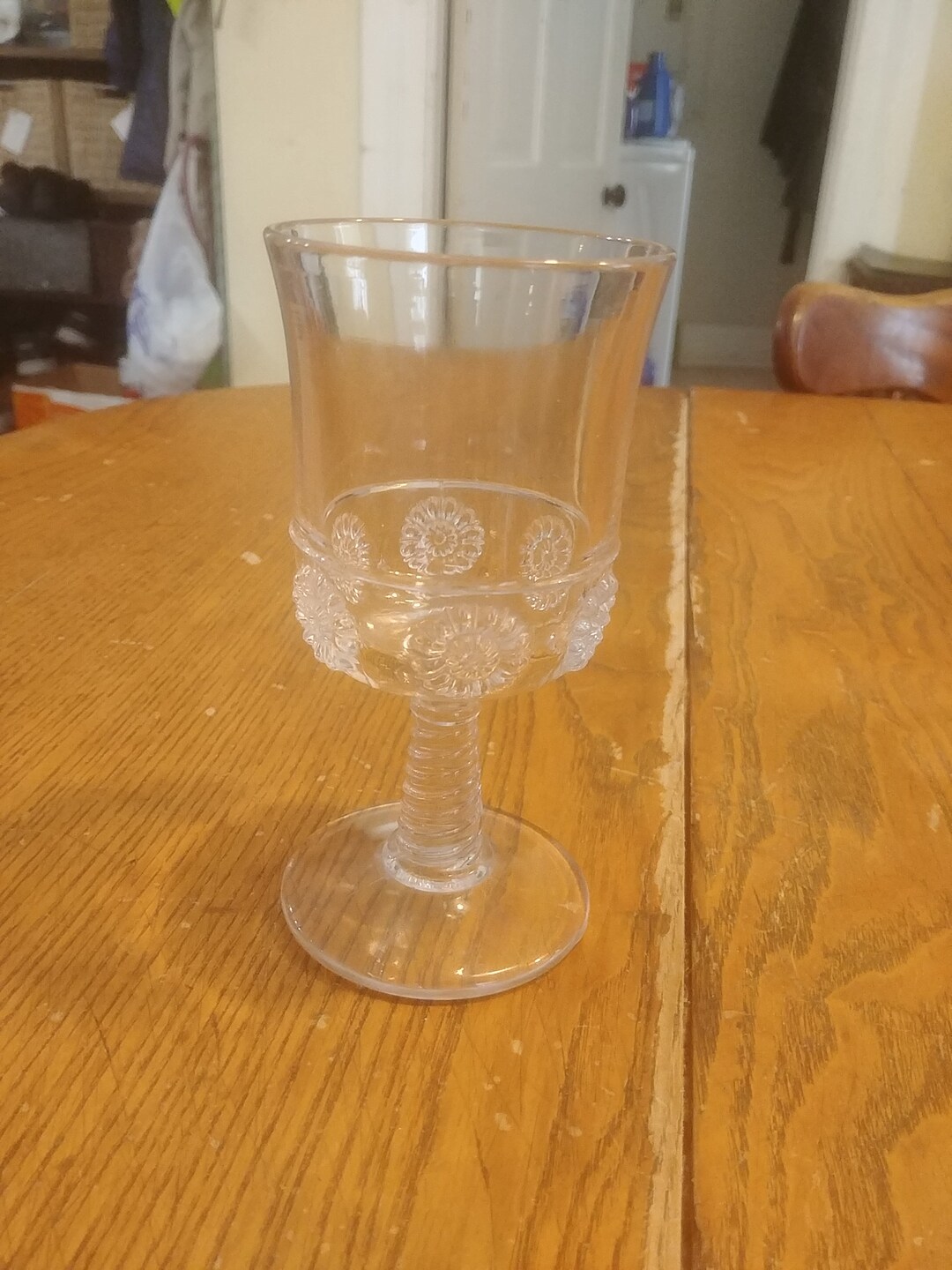 Circa 1883 EAPG Double Daisy/rosette Band 6" Goblet. U.S. Glass or ...