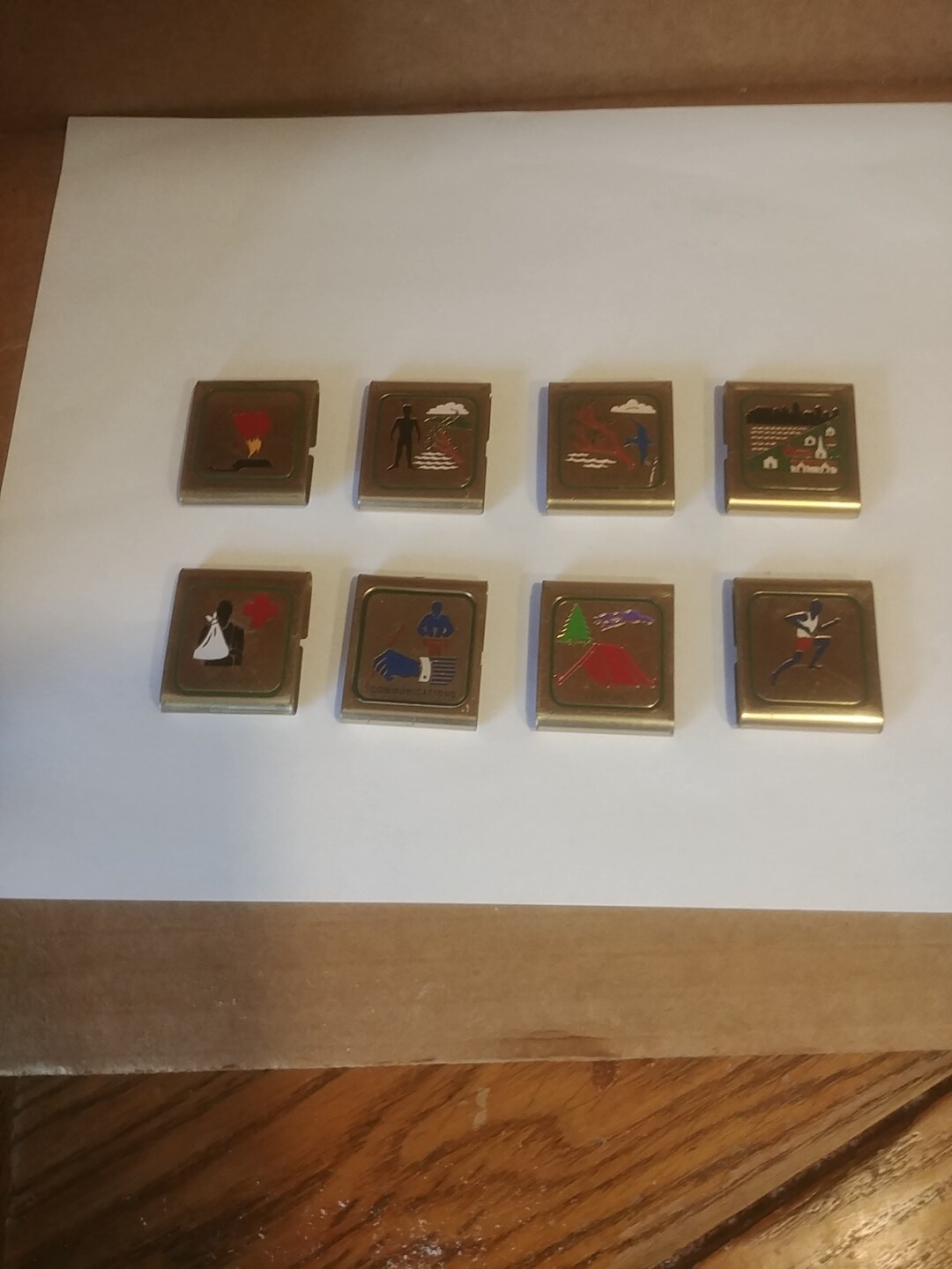 Eight Circa 1970-80's Boy Scout Merit Belt Loops. Some Wear, but No ...