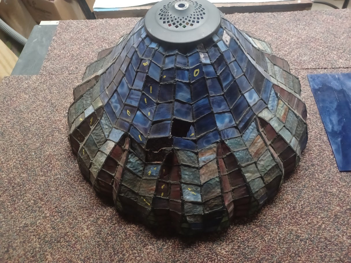 Tiffany Style Lamp and Panel Repairs - Etsy