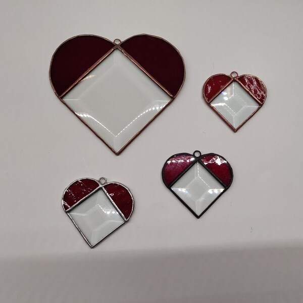 Beveled Glass Heart - Etsy