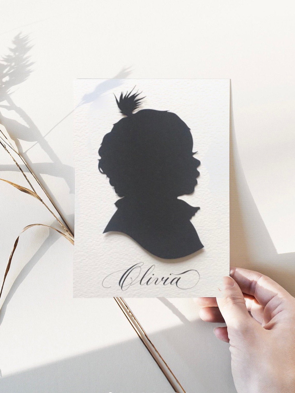 Personalized Custom Silhouette Portrait Paper Cutting / Custom - Etsy