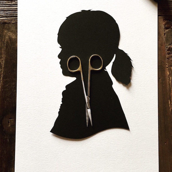 Silhouette Hand Cut - Etsy