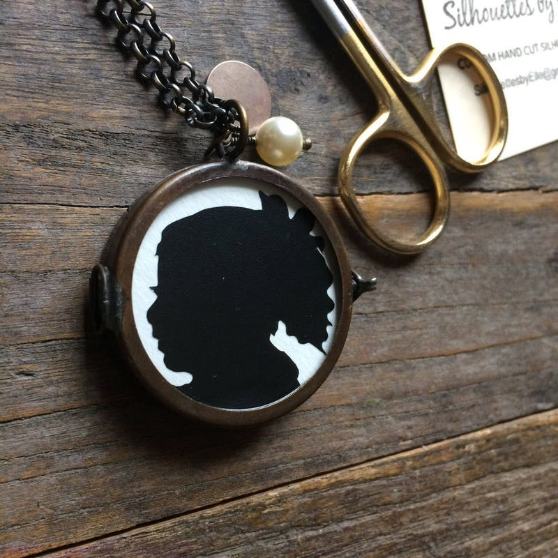 Shadow Box Locket - Etsy